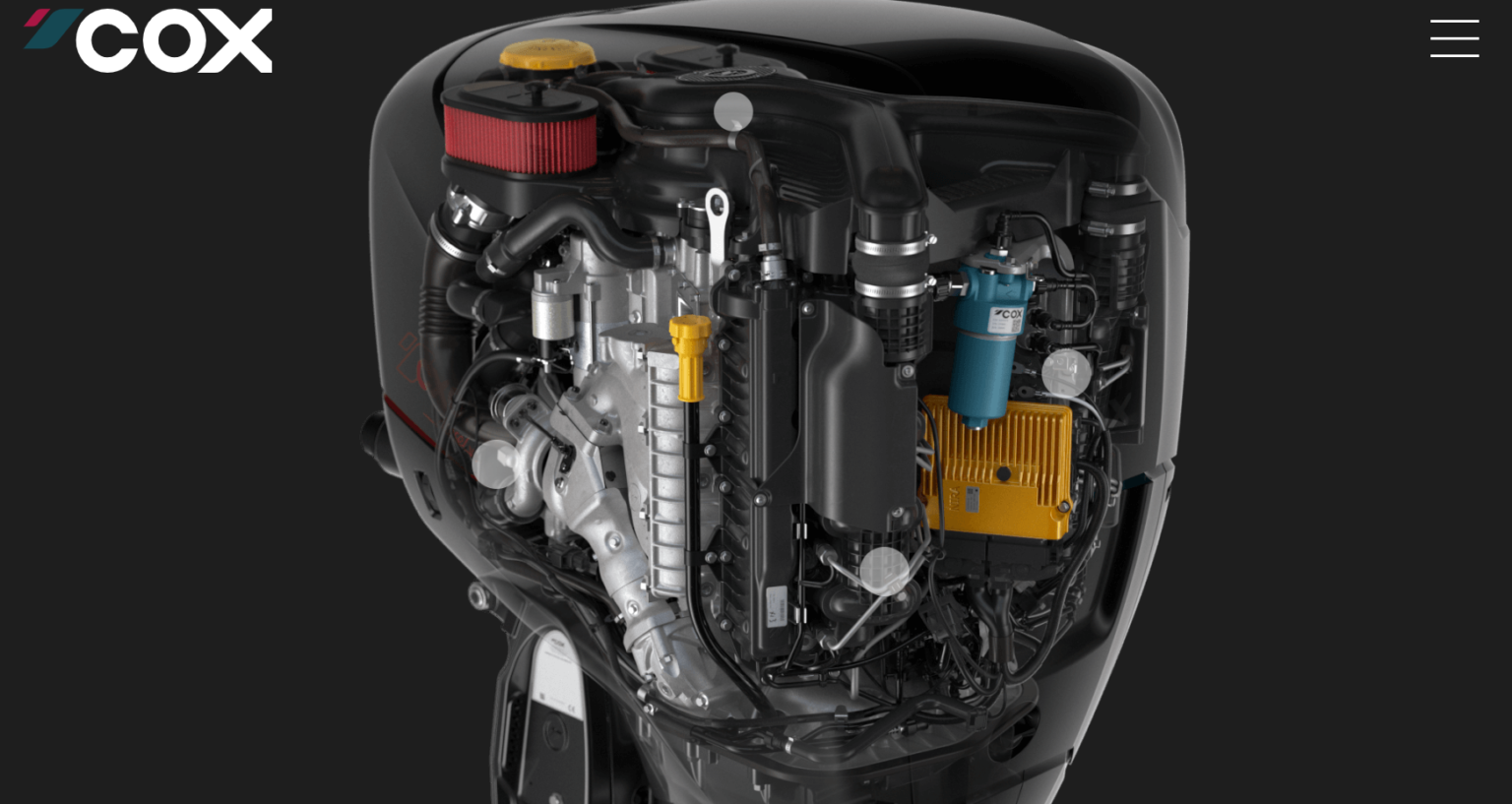 Diesel Outboard Engine (CXO300) - Cox - Keylargo Industrial Sales | Hexagon Mechanelec Systems ...