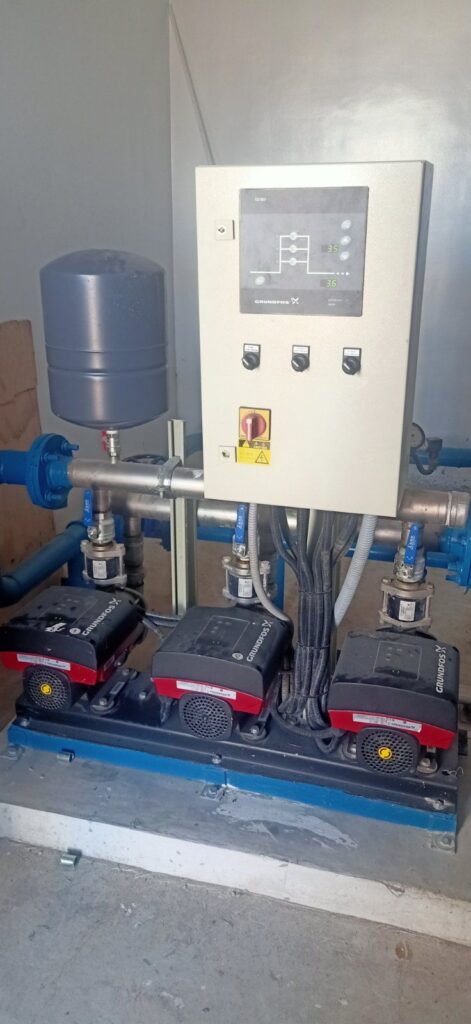 Product Installation: Grundfos Booster Pumps - Keylargo Industrial ...
